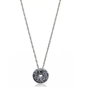 JAREDJAMIN Black / Silver Ash & Or Sterling Silver Necklace - Black/silver