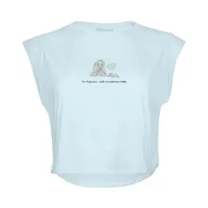 ADIBA The Gemma Princess Crop Top - Blue