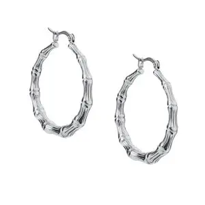 HOOPS + CHAINS LDN Solange Hoops - Silver