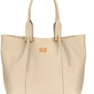 HENRY DANIEL ROMA Neutrals Leather Shopper Beige Leather - Beige/black