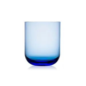 ELISKÁ Six Crystal Tumblers - Blue