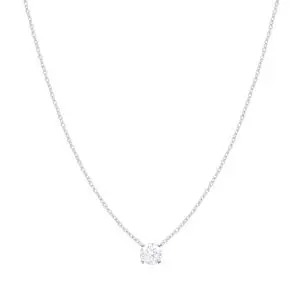 DYAMKA Diamond Necklace White Gold - Silver
