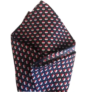 LAZYJACK PRESS On Cloud Wine Pocket Square