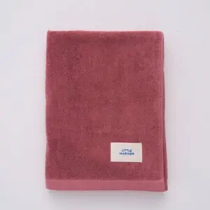 LITTLE MARINER Dusty Rose Terry Towel - Pink