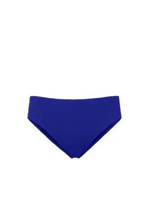 CHANGE OF SCENERY Classic Midrise Bikini Bottom In Iris - Blue