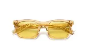 WALTON & MORTIMER Inferno Champagne Shimmer Sunglasses - Yellow