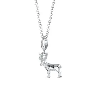 Lily Charmed Rhodium-plated Necklaces