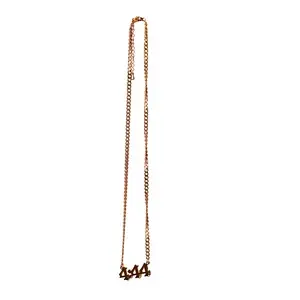 ISAIAH 54:17 The Four Four Four Necklace - Gold