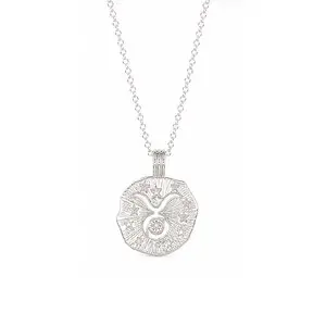 ZOË & MORGAN Sun In Taurus Necklace Sterling - Silver