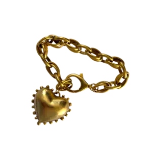 SCCOLLECTION Marley Dotted Heart Bracelet - Gold