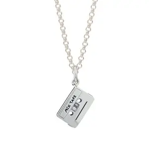 SCREAM PRETTY Mix Tape Necklace - Silver