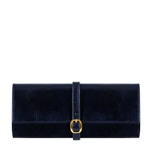TIME RESISTANCE Leather Jewelry Case Madame Bovary - Blue