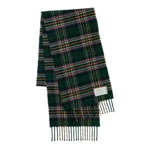 ARAMINTA CAMPBELL Amber Riverbank Lambswool Scarf - Green