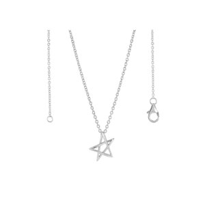 LUCY QUARTERMAINE Mini Sol Star Pendant - Silver