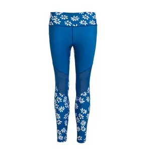 PERKY PEACH Daisy Gym Leggings - Blue