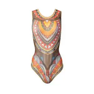 RODA SMARTSWIMWEAR Sleeveless One-piece Swimsuit - Brown