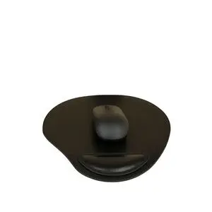 LEATHERE Ergonomic Leather Mouse Pad With Wrist Support Portland - Black