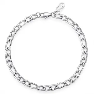 KENNETT WATCHES & ACCESSORIES Kennett Figaro Chain Bracelet, 5mm - Silver