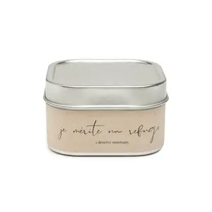 JE MÉRITE (I DESERVE) Neutrals I Deserve Sanctuary Cardamom & Leather Wax Melt - Black