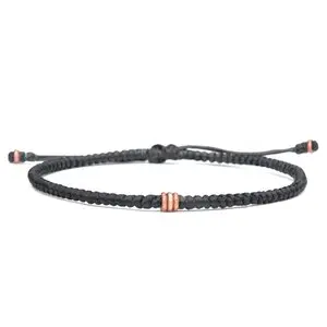 HARBOUR UK Energy & Protection Copper Rope Bracelet - Black