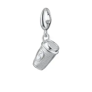 LILY CHARMED Sterling Takeaway Coffee Cup Charm - Silver