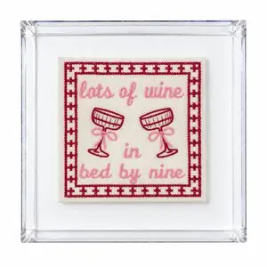 LILLY LOVES Lots Of Wine In Bed Nine - White