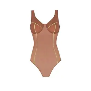 YORSTRULY Neutrals Naked Bodysuit Taupe - Brown