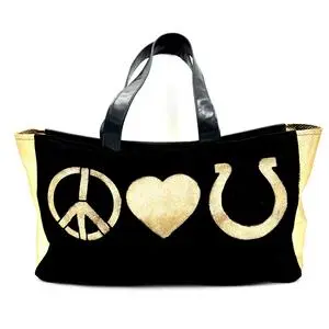LYNN TALLERICO Mahjong Tote - Black
