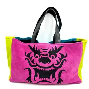 LYNN TALLERICO Mahjong Tote In Pink