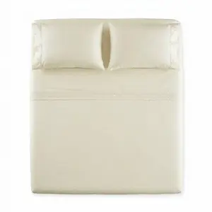 PURE PARIMA Ariane Sheet Set Ivory - Yellow