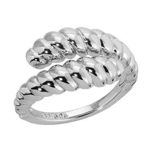 LEEADA JEWELRY Claire Wrap Ring - Silver