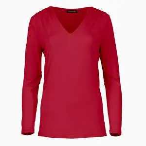 CONQUISTA Jersey V Neck Top