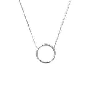 LEE RENEE Halo Necklace - Silver