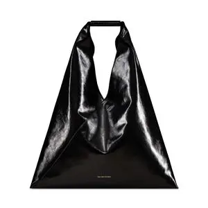 OWLISH STUDIO Savanna Vegan Leather Hobo Bag Patent - Black