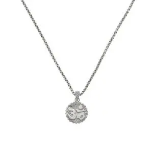ZOË & MORGAN Om Necklace - Silver