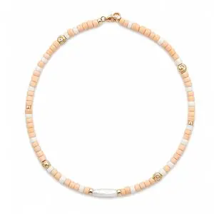 HYE JANE JEWELRY Peach Bari Necklace - Orange