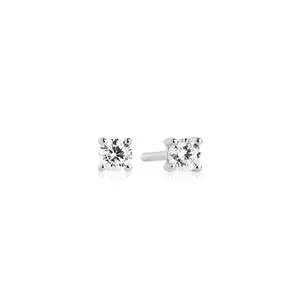 SIF JAKOBS JEWELLERY Earrings Princess Round Piccolo - Silver