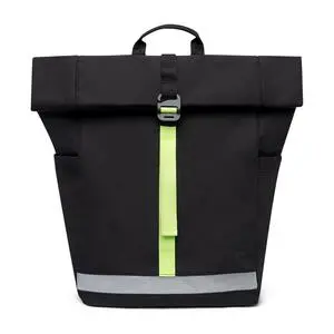 LEFRIK Lars Roll Top Backpack Lime Vandra - Black