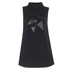 MIRIMALIST Piton Triangle Mini Dress