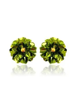 PINAR OZEVLAT Blossoms Artichoke Green