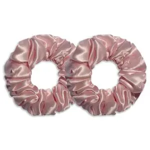 6FIFTYTWO® Neutrals Pure Mulberry Classic Silk Scrunchies Baby - Pink