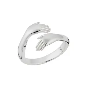 LILY CHARMED Sterling Hug Ring - Silver
