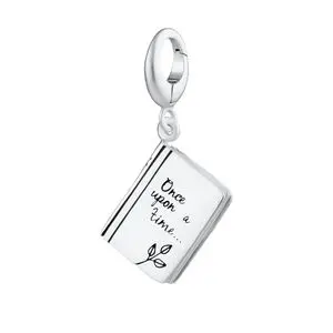 LILY CHARMED Sterling Story Book Charm - Silver