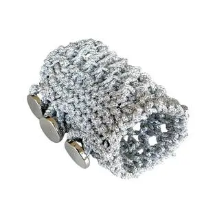 HILO DE MAR Mesh Stitch Bracelet Silver