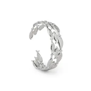 Saachi Coastal Statement Cuff - Silver