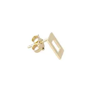 GALER 14k Gold Rhombus Stud Earrings Gold/yellow