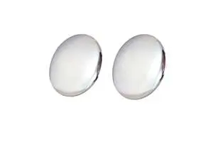 VICKISARGE The Plain Disk In Platinum Pierced - Silver