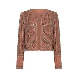 ROSE & NANCY Briar Sequin Trophy Jacket - Pink