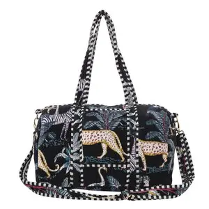 CYC The Jungle Velvet Weekender - Black