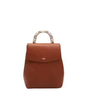 FABLE ENGLAND Laura Small Backpack In Tan - Brown